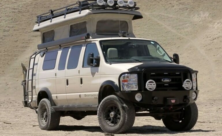 Sportsmobile 4x4 Ford Van - offroad camper - DriveLife DriveLife